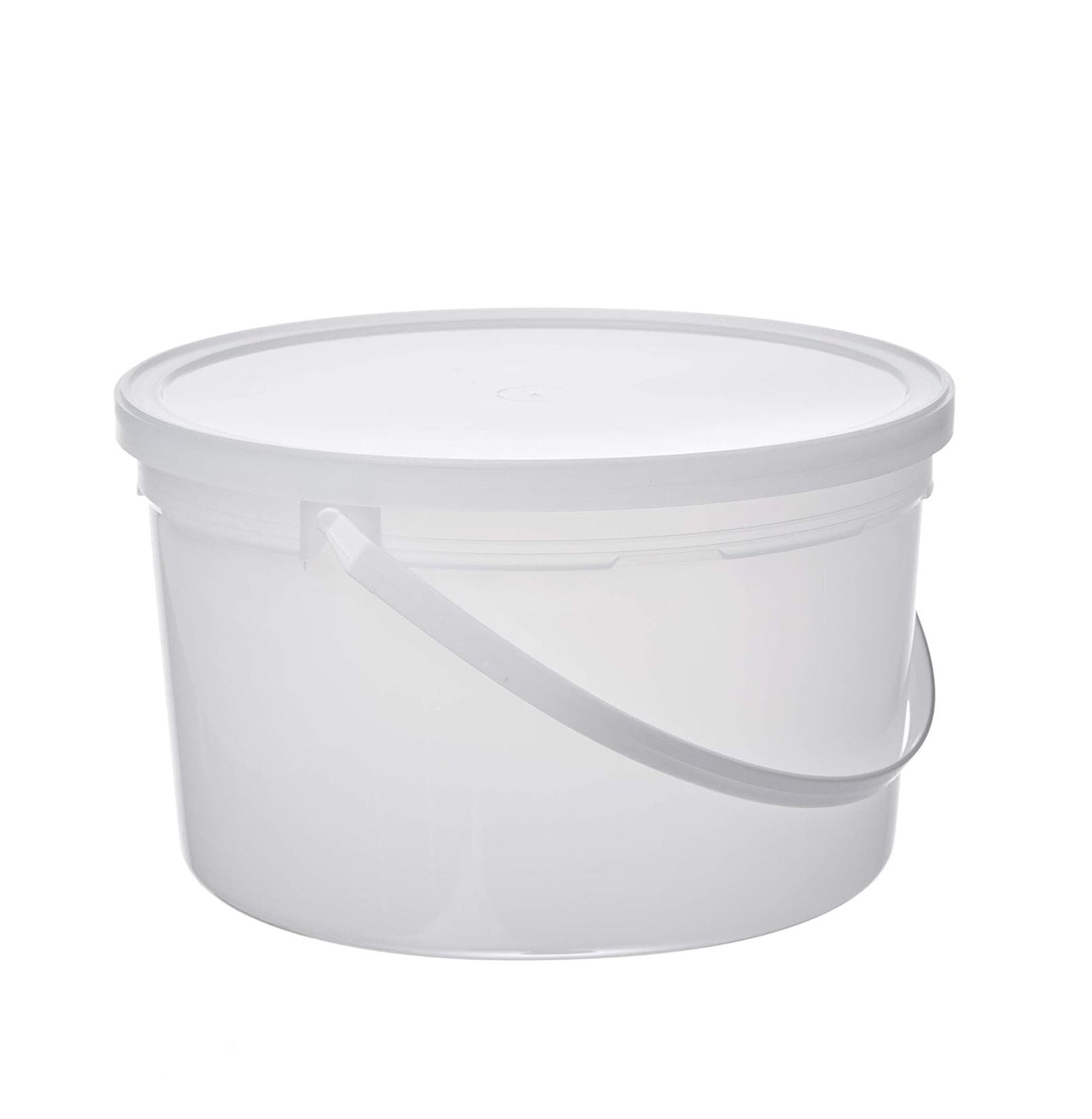 Pail with Handle, HDPE, 4 Quart, Natural, 10 Piece - Walmart.com