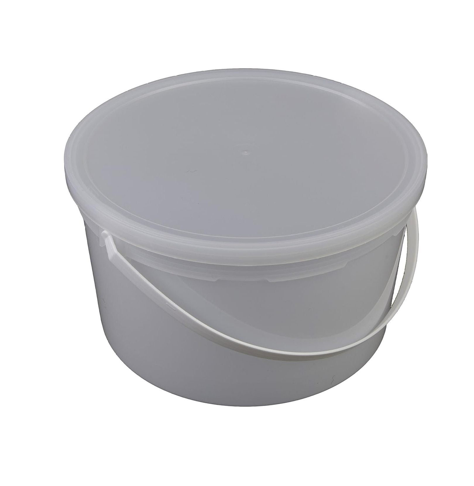 Pail with Handle, HDPE, 4 Quart, Natural, 10 Piece - Walmart.com