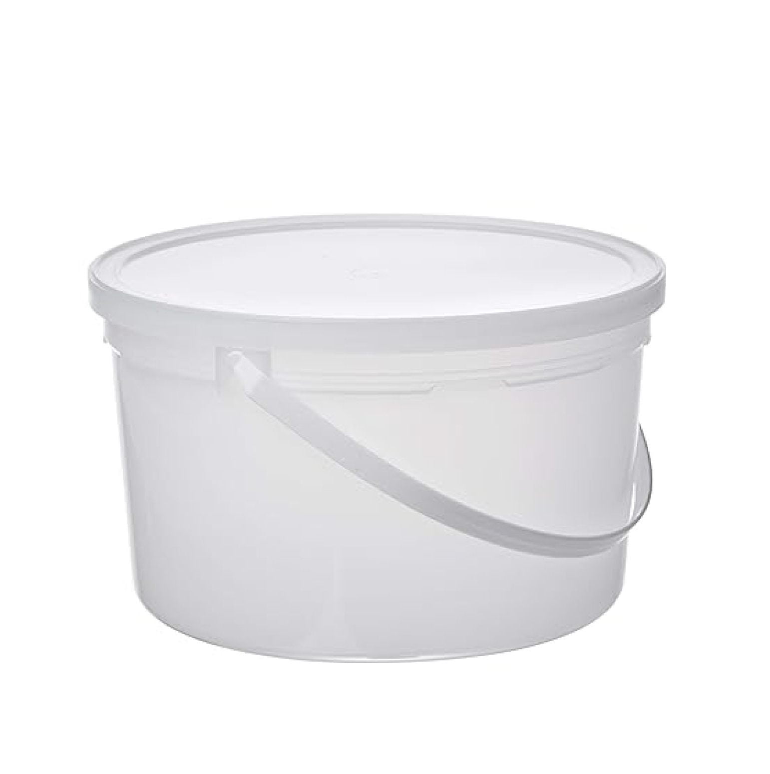 Pail with Handle, HDPE, 4 Quart, Natural, 10 Piece - Walmart.com