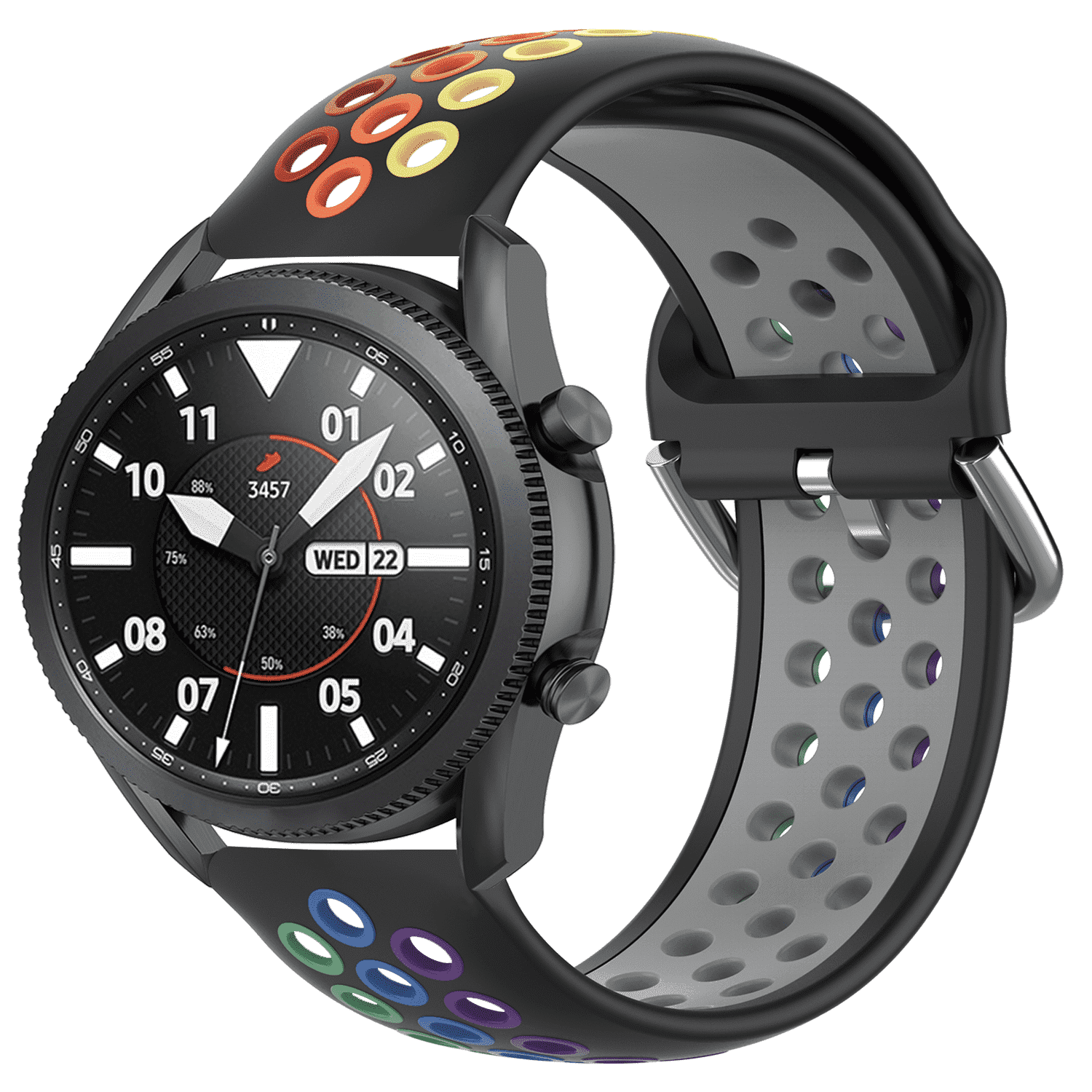 Pailebi 22mm Rianbow Bands Compatible with Samsung Galaxy Watch 46mm ...