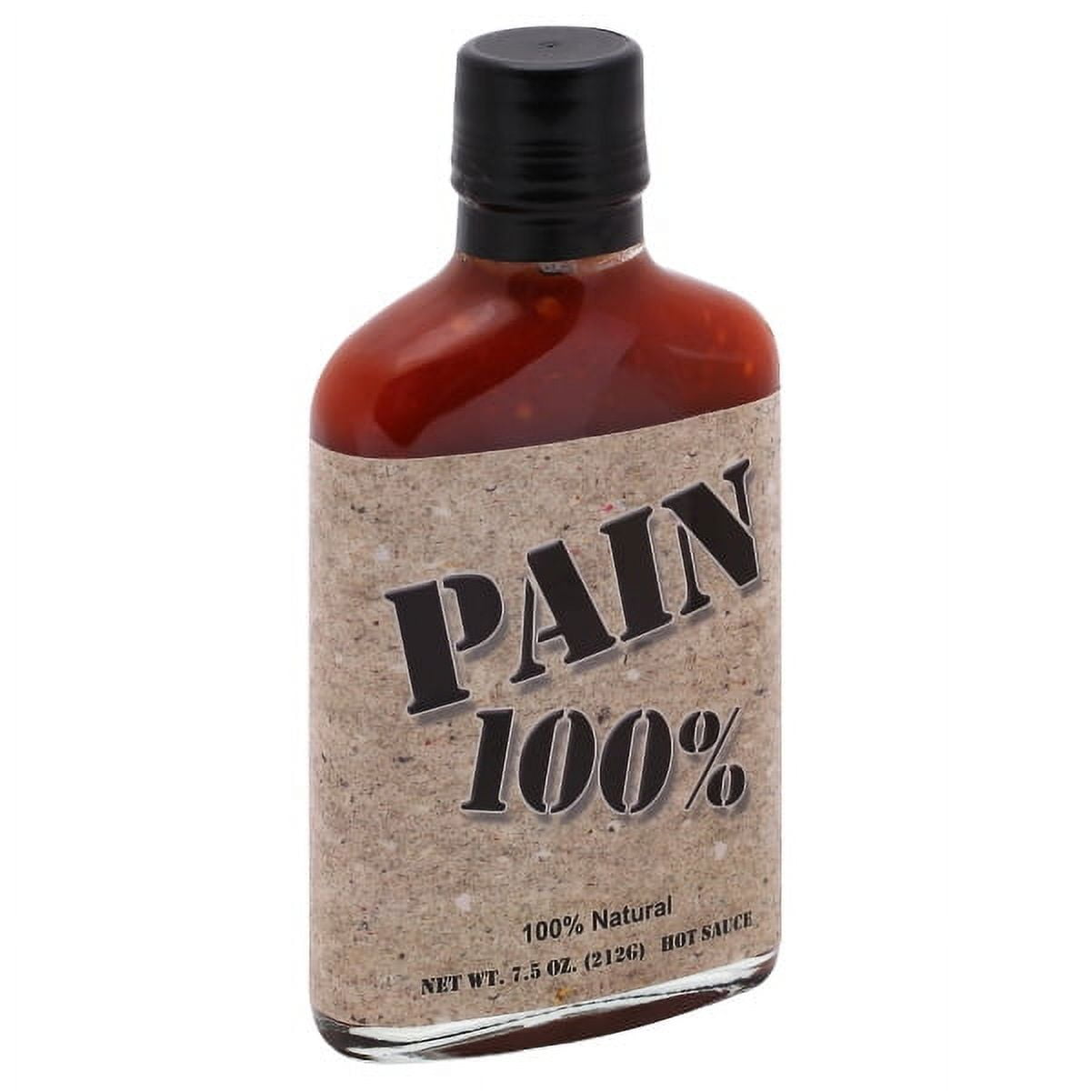 Pain 100% - Organic Hot Sauce - 7.5oz Bottle - 250,000-1,000,000 ...