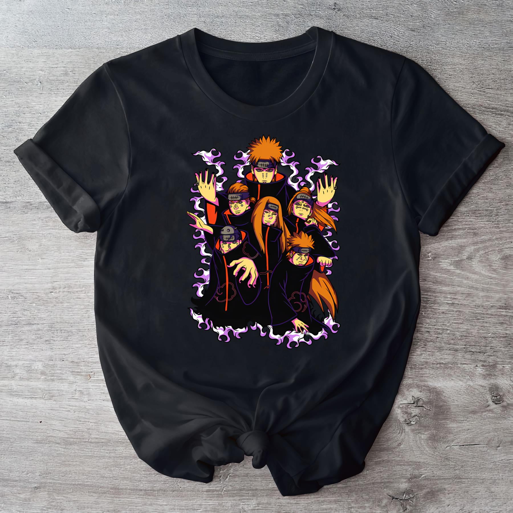 Pain Akatsuki Shirt Manga Strip Naruto Horror Anime Shirt Soft All Size ...