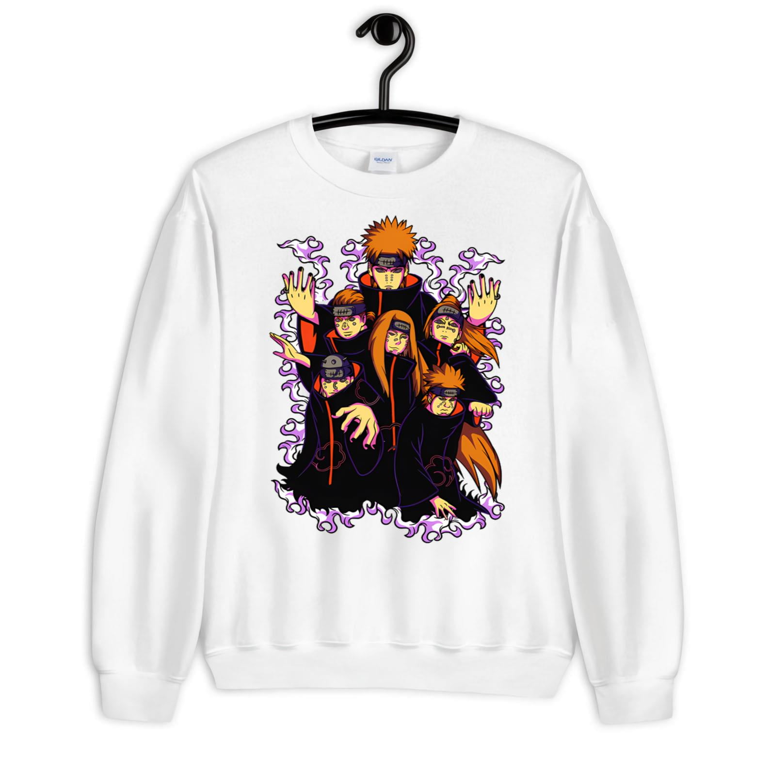 Pain Akatsuki Shirt Manga Strip Naruto Horror Anime Shirt Soft All Size ...