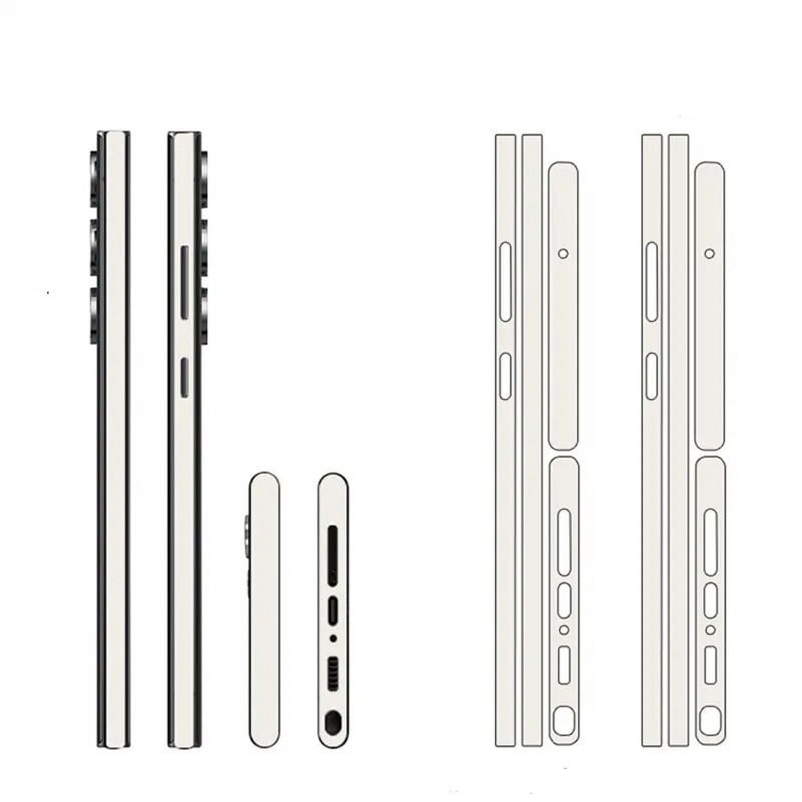 Pain Color Matte Side Skin For Samsung Galaxy S23 S22 Ultra Border ...