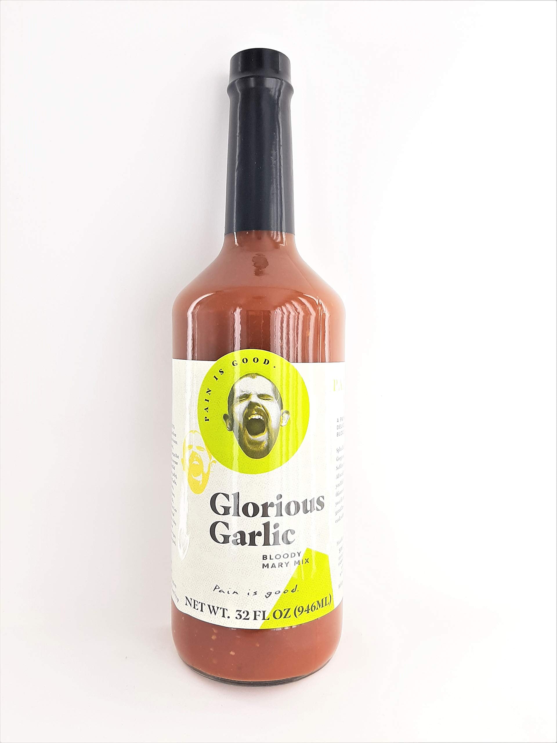 Pain is Good - Zesty Garlic - Bold & Spicy Bloody Mary Mix- Made in USA ...