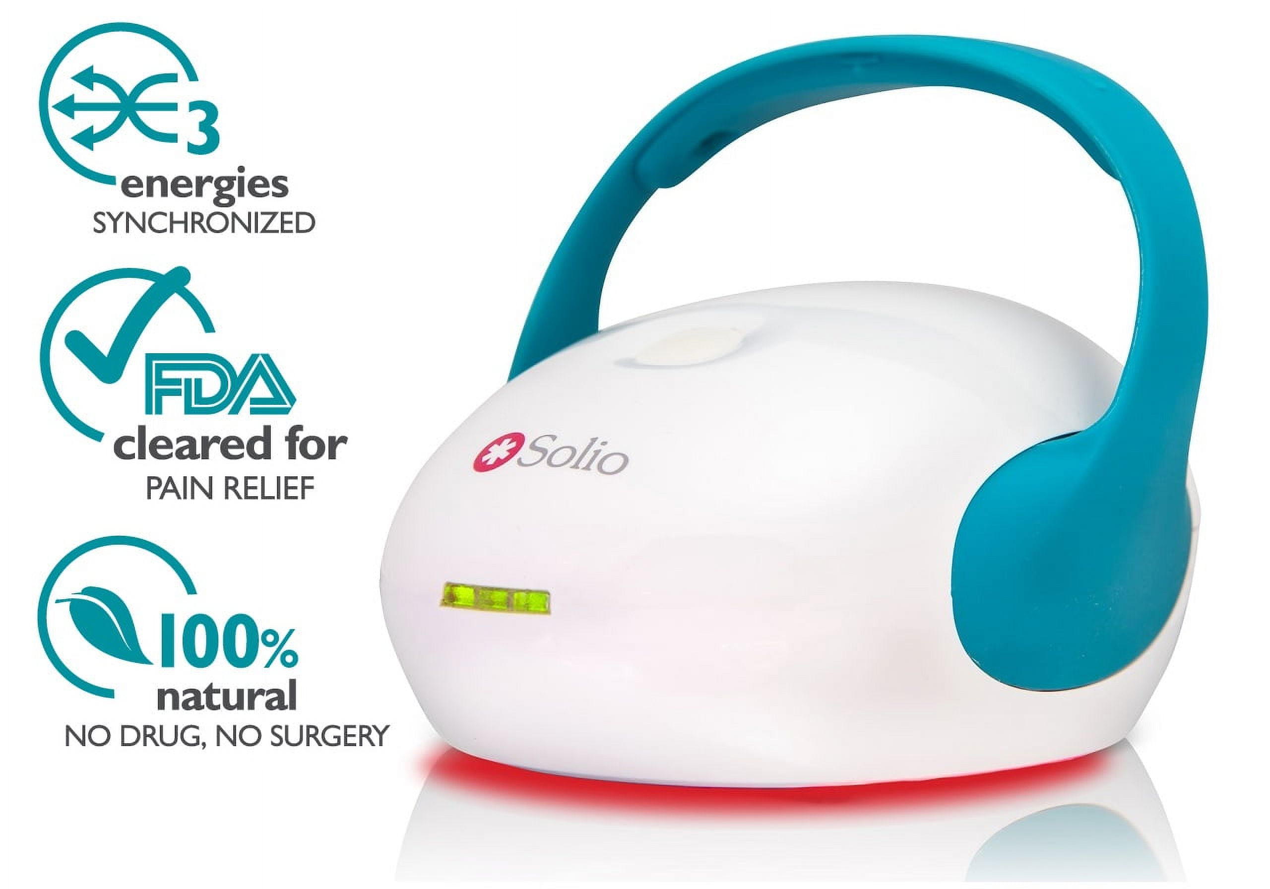 Solio Alfa Plus Pain Relief Device for Home - RF + IR + LLLT Tech, FDA ...
