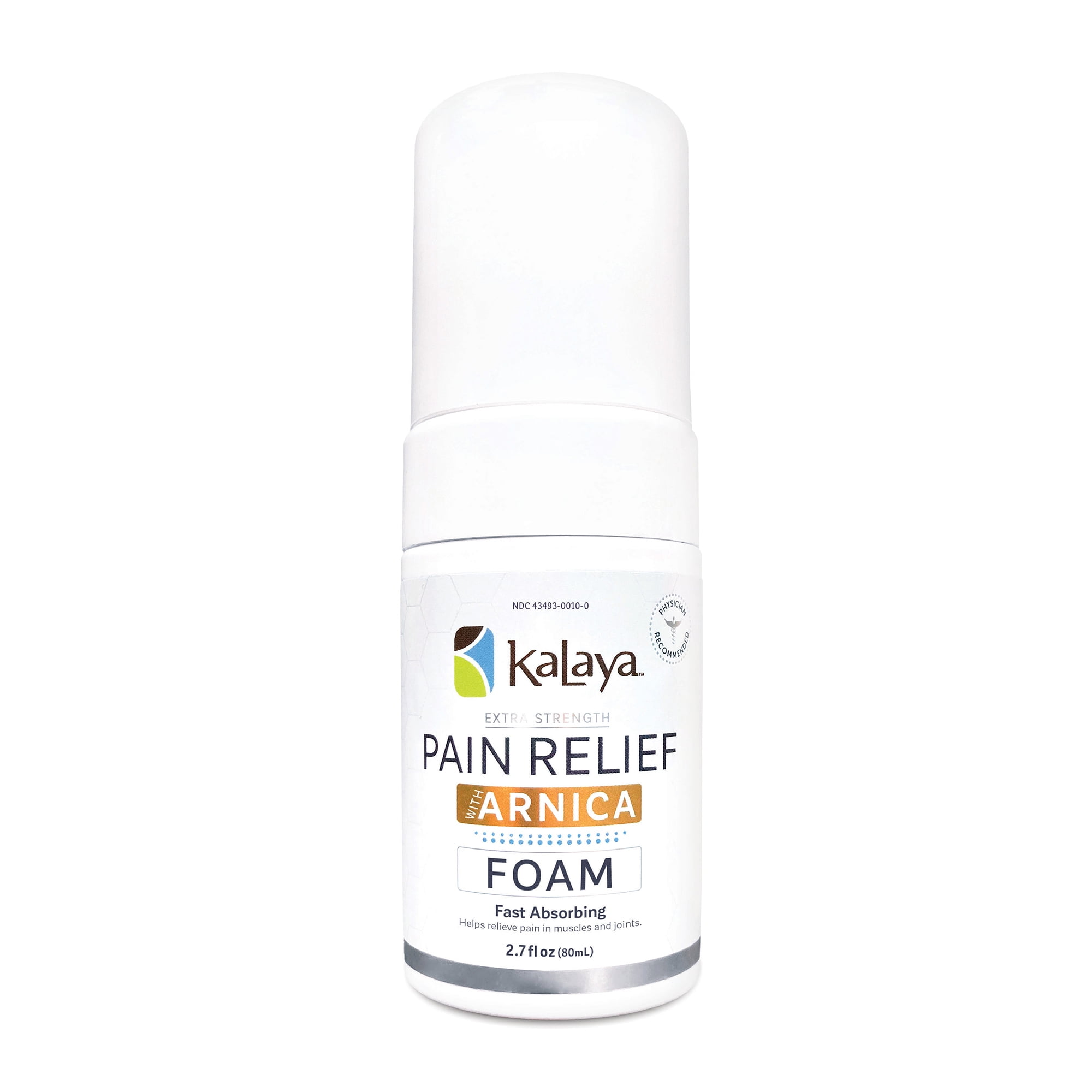 KaLaya Pain Relief Muscle and Joint Pain Relief Foam, Arnica, 2.7 oz ...