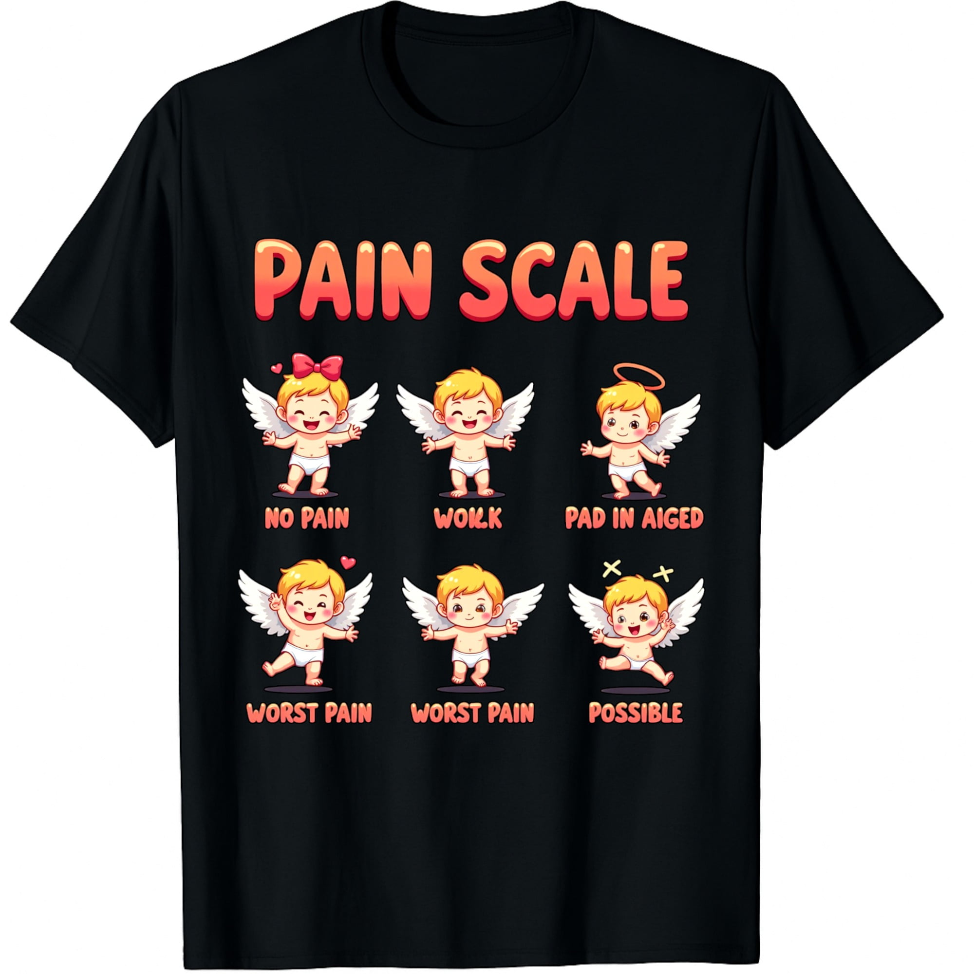 Pain Scale Cupid Pain Assessment Trauma Nurse Valentine Day Graphic ...