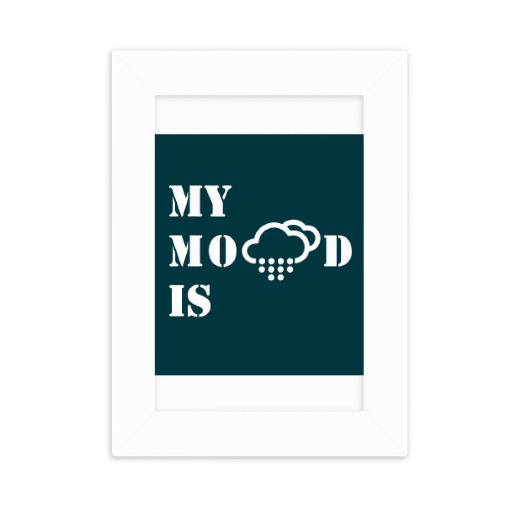 Pain Weather Rainstorm Art Deco Fashion Desktop Photo Frame Picture ...