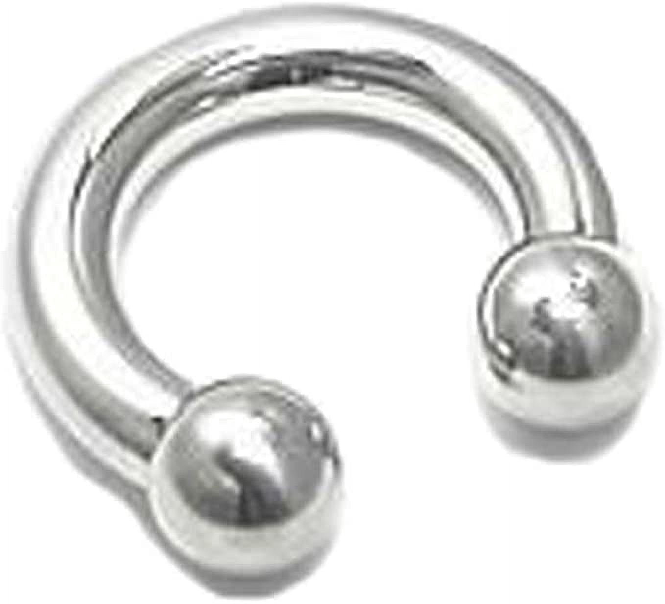 Painful Pleasures 4g Steel Circular Barbell - Internally Threaded ...