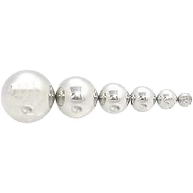 Painful Pleasures Steel Replacement Captive Bead Balls - 3mm up to 10mm ...