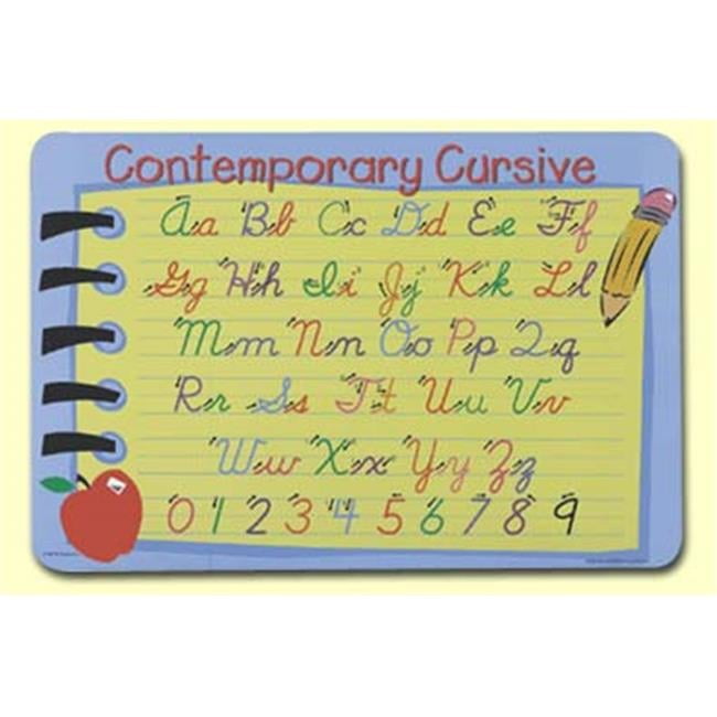 Painless Learning Cursive Placemat, Laminated, Write-On/Wipe-Off ...