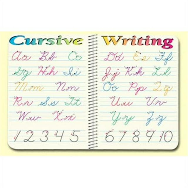 Painless Learning Cursive Writing Placemat - Walmart.com