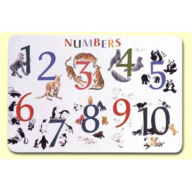Painless Learning Numbers With Animals Placemat - Pack of 4 - Walmart.com
