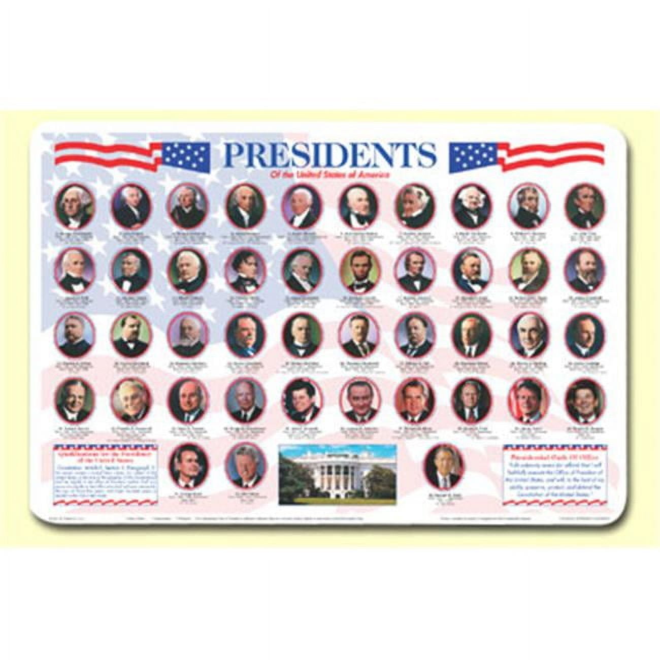 Painless Learning Presidents Placemat - Walmart.com