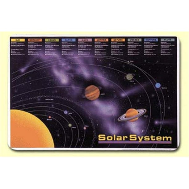 Painless Learning Solar System Placemat - Walmart.com