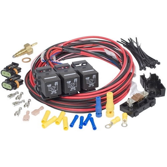 Painless Performance 30118 PAN30118 DUAL ACTIVATED FAN KIT GM LSX ...