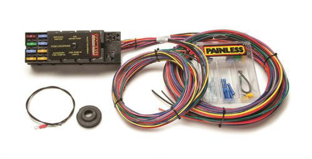 Painless Wiring 10 Circuit Universal Extreme Condition Race Harness ...