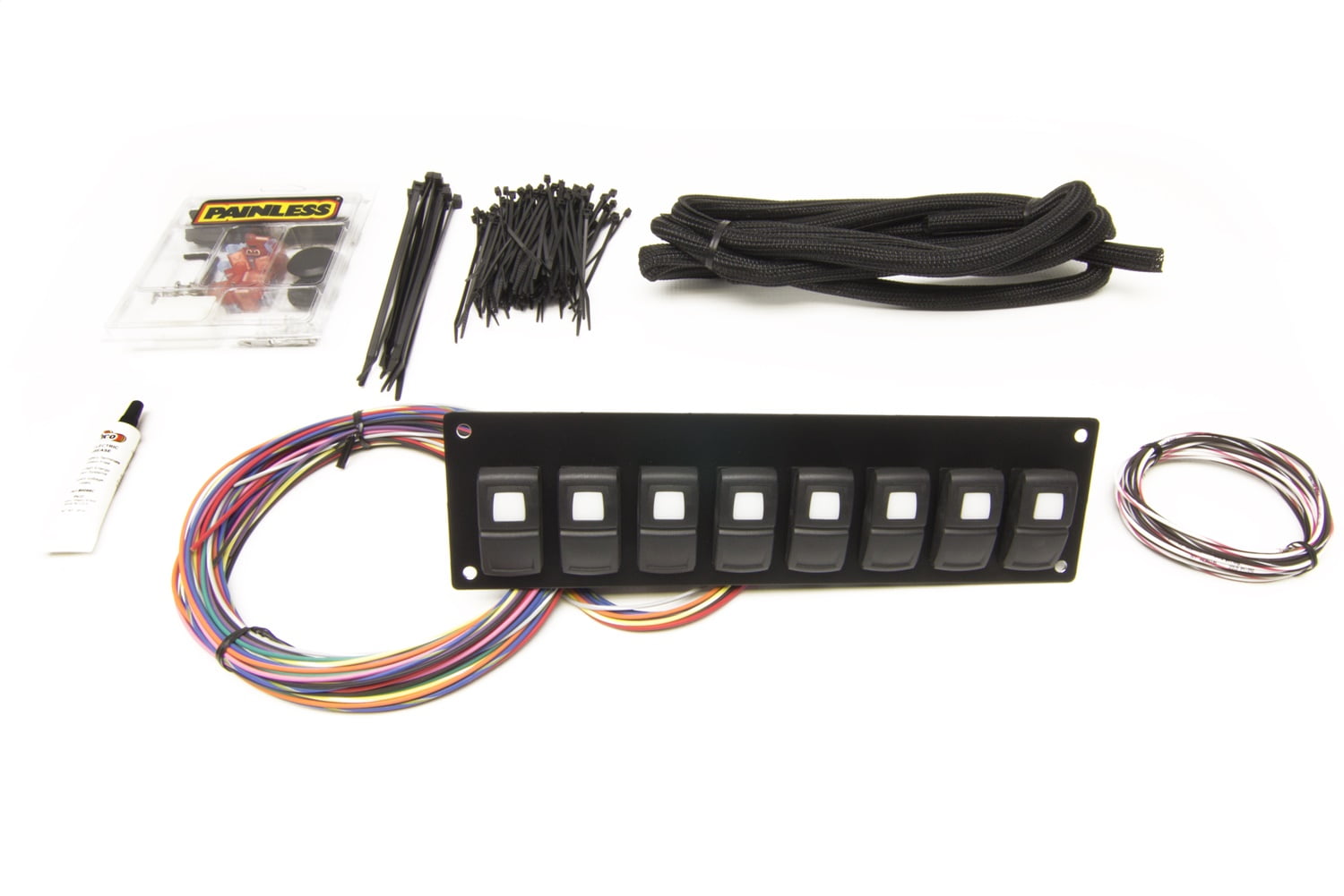 Painless Wiring 58101 Track Rocker 8 Switch Panel - Walmart.com