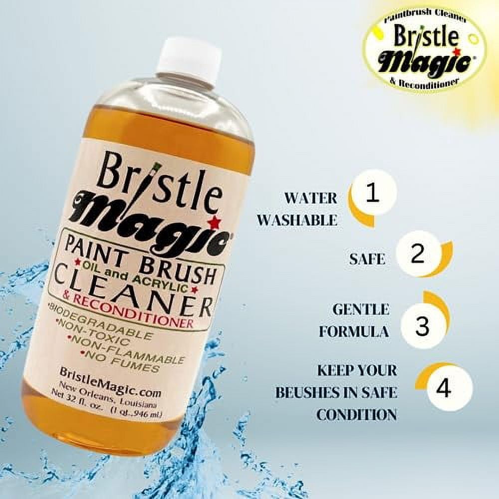 Paint Brush Cleaner and Reconditioner Perfect Acrylic, Watercolor ...