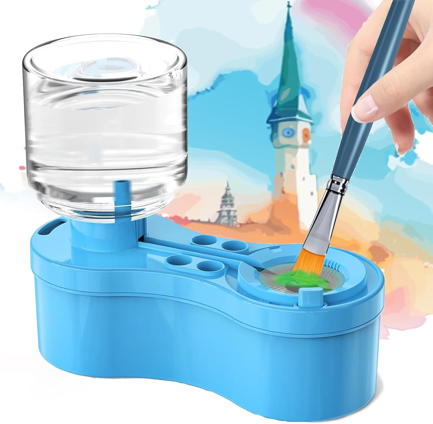 Paint Brush Cleaner Rinse Cup, 2025 New Multi-Purpose Paint Brush ...