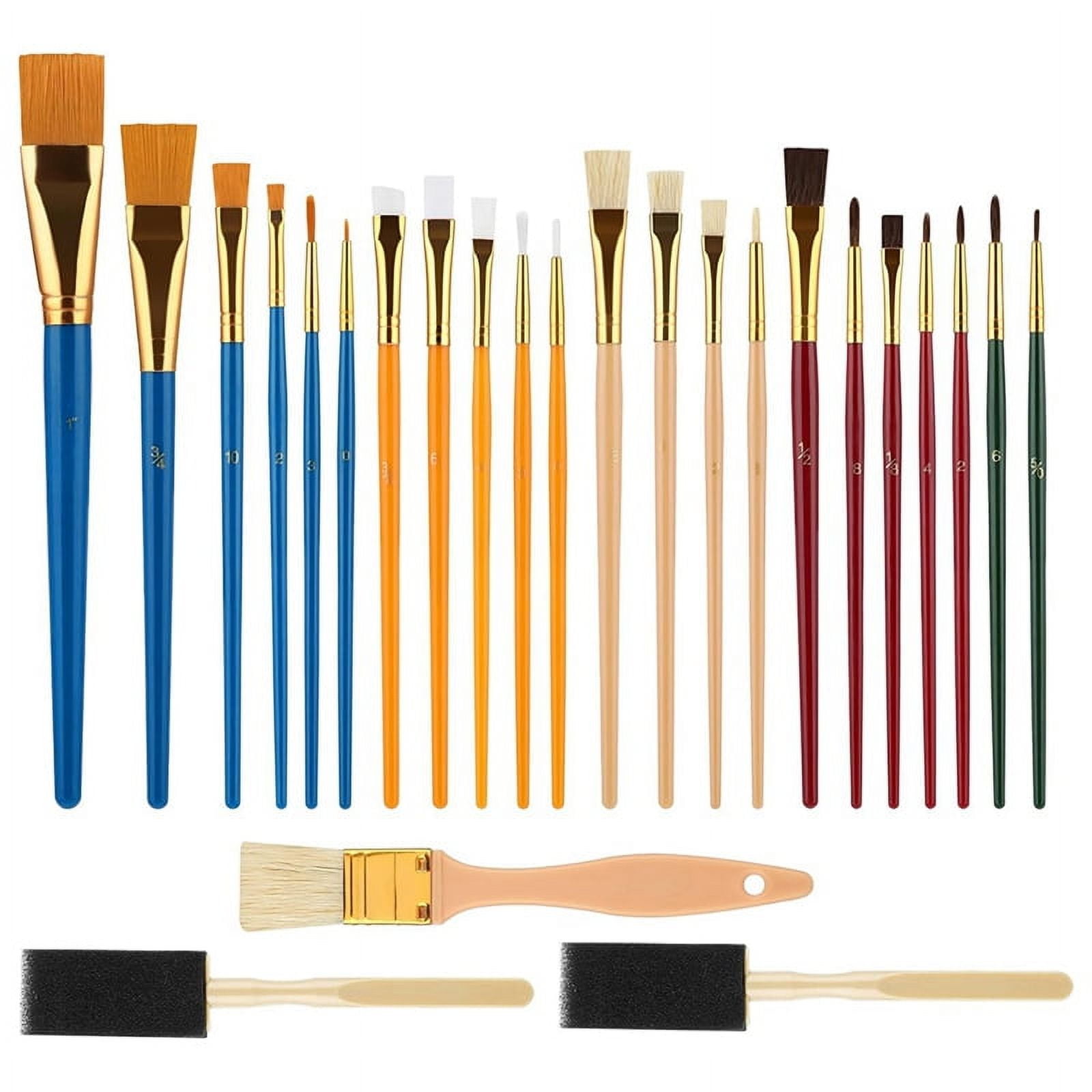 Paint Brush Set, Professional Paint Brush Set Artist Brushes Sponge ...