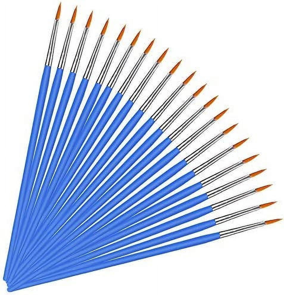 Paint Brushes for Acrylic Painting 20 Pack Round Art Paintbrushes ...