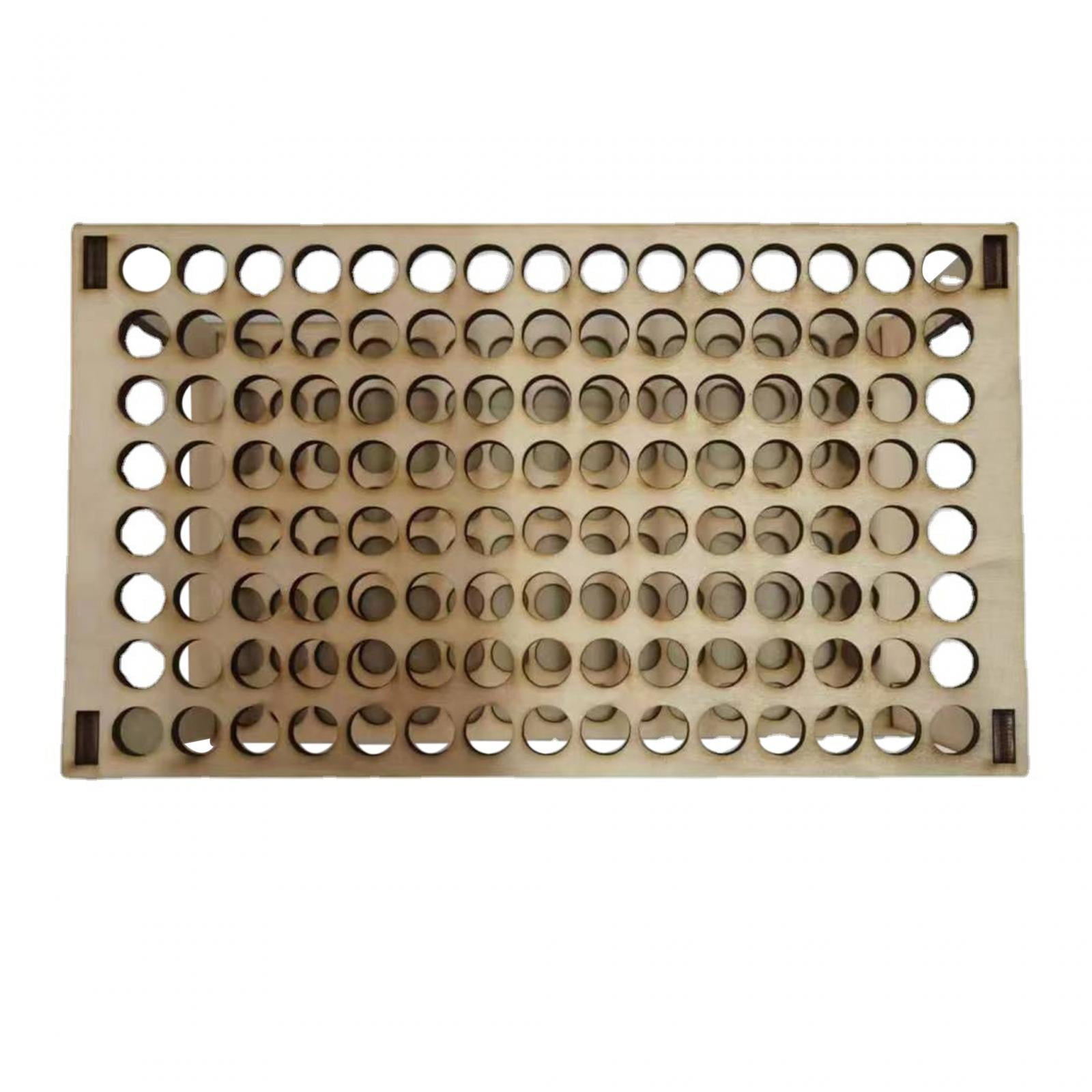 Paint Brushes Holder,Wooden Paint Brush Holder Organizer Rack,Desk ...