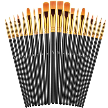 ARTIFY 15 Pieces Paint Brush Set, Intermediate Series, Includes Pop-Up ...