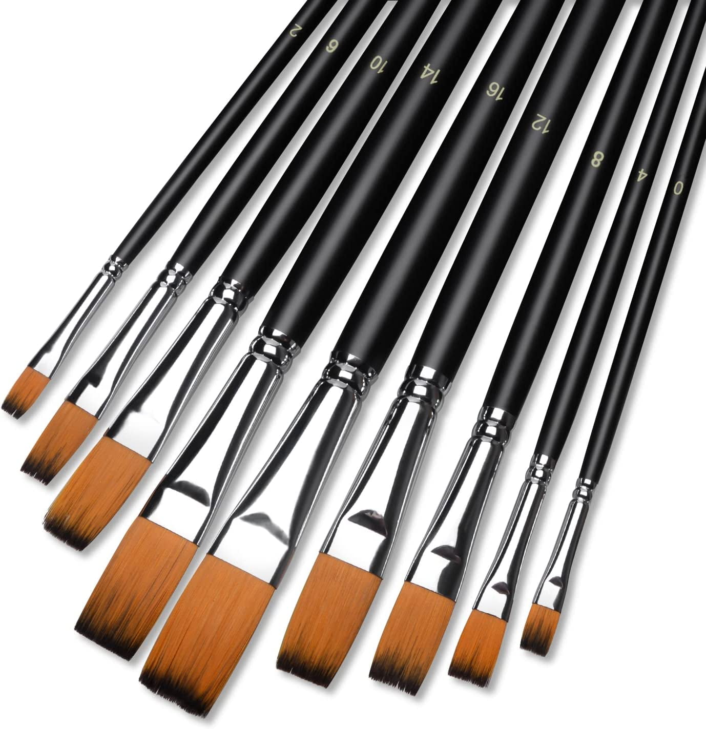 Paint Brushes Set, Professional Artist Paintbrushes for Oil, Acrylic ...