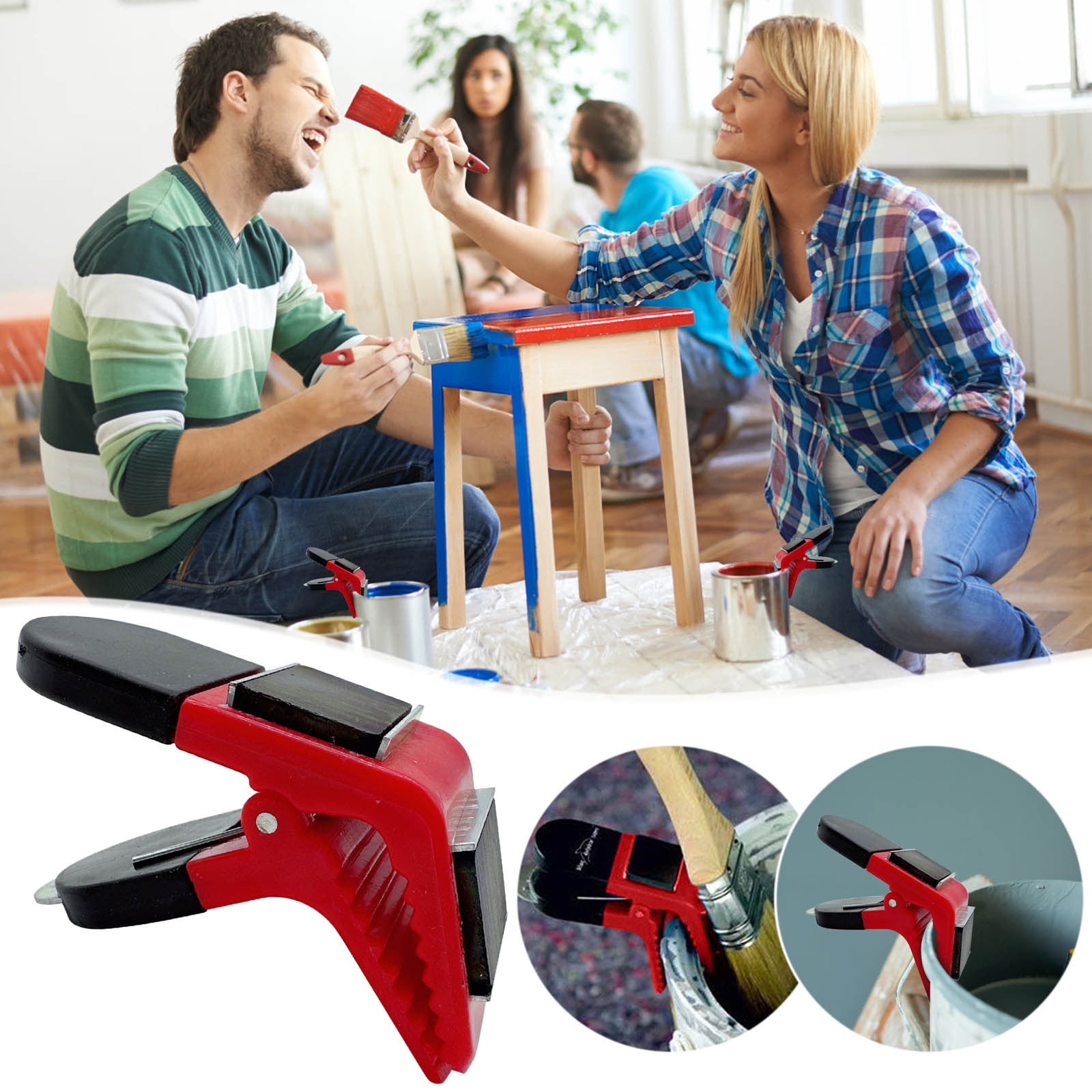 Paint Can Opener, Magnetic Spill-Proof Tin Opener, Lightweight ...
