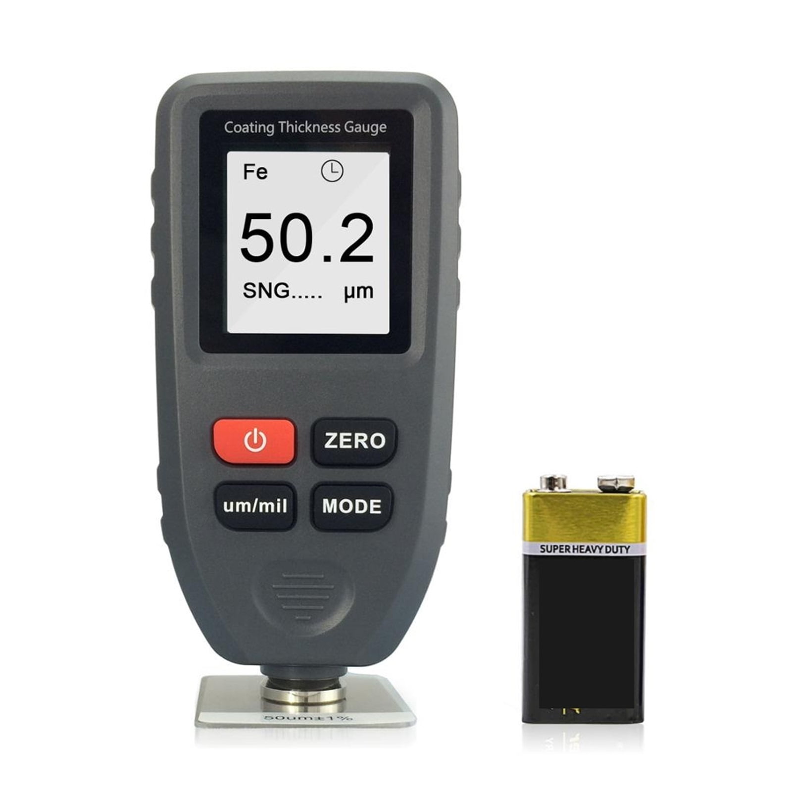 Paint Coating Thickness Paint Gauge, Auto Fe & NF 2 In 1 Sensor ...