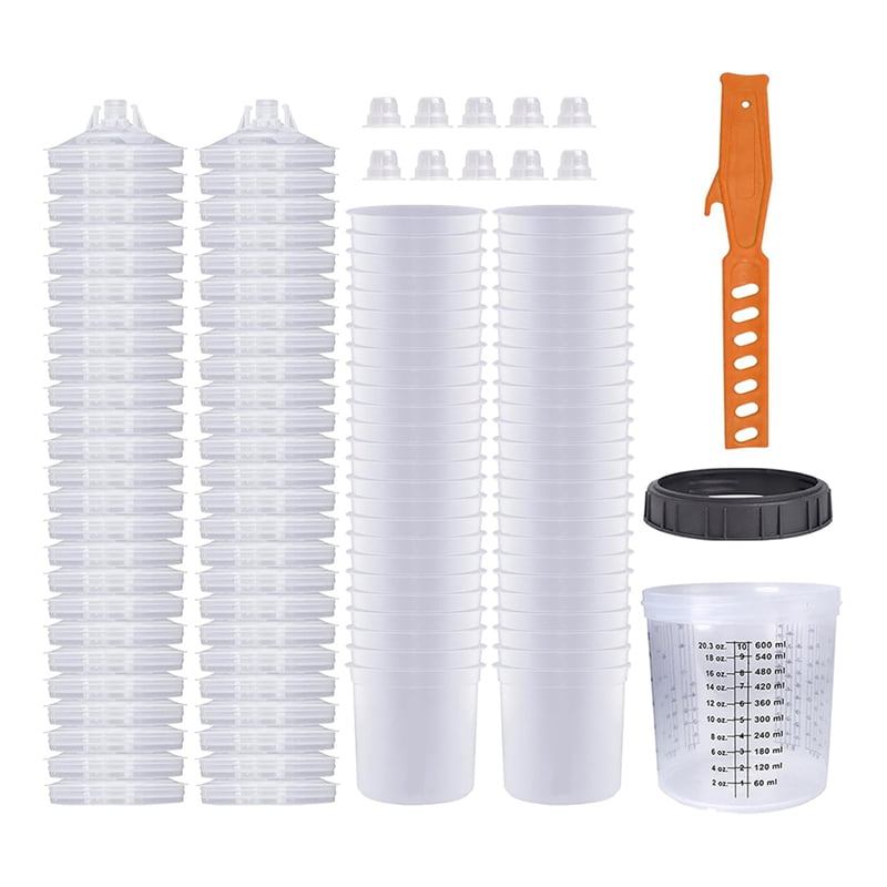 Paint Cup 20 Ounce(600ML) Kit for Automotive Commercial Coatings ...