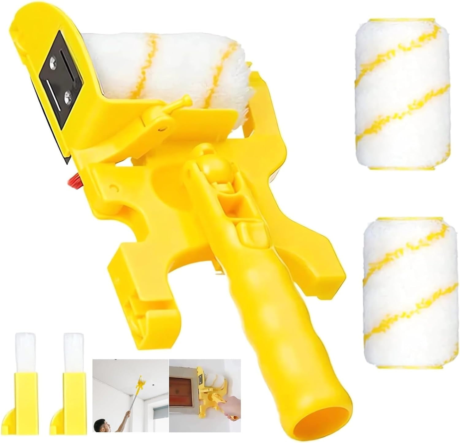 Paint Edger Pro - 2024 New Painting Trimmer Edger Tools for Walls High Ceilings with Edger Paint ...