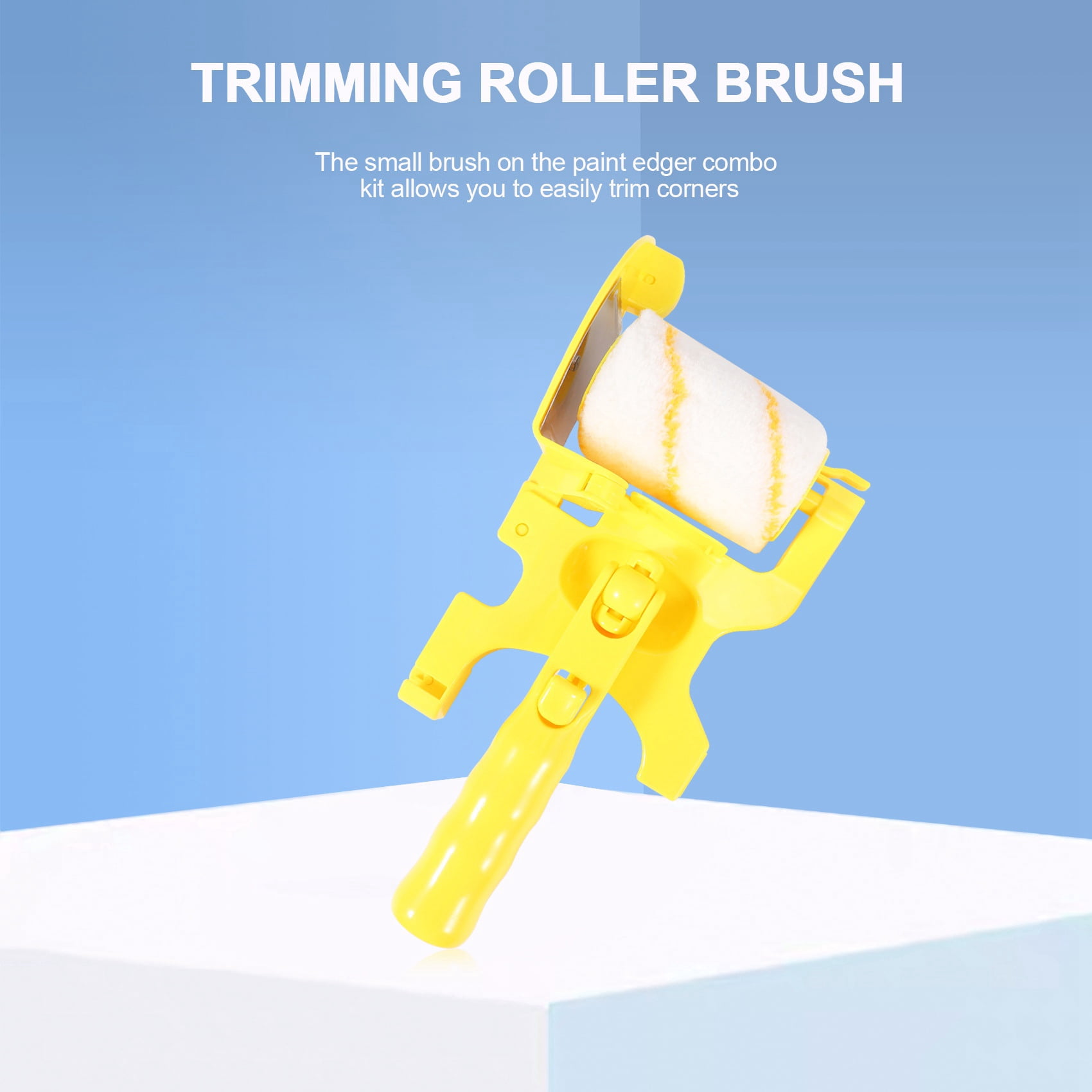 Paint Edger Roller Brush Paint Edger Combo Kit, Clean-Cut Paint Edger ...
