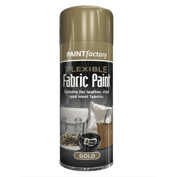 Paint Factory Flexible Fabric Spray Paint Gold 200ml - Walmart.com