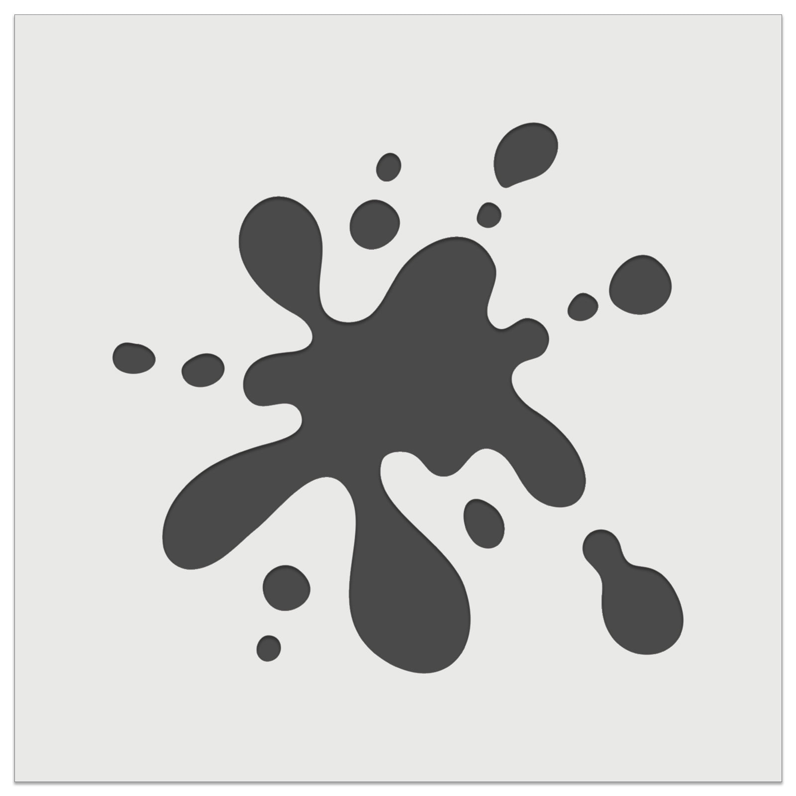 Paint Ink Blood Spatter Splat Drip DIY Cookie Wall Craft Stencil - 3.5 ...