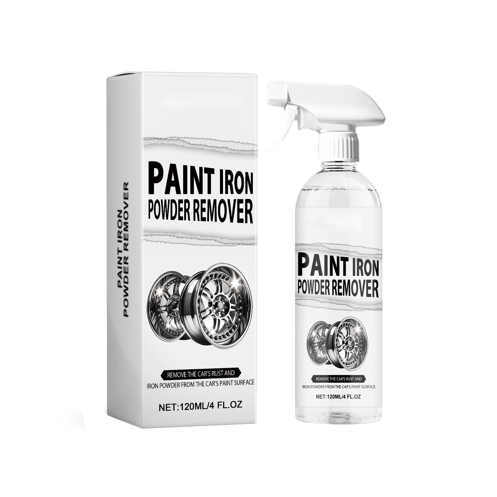 Paint Iron Powder Remover Spray 120ml | Fast Acting Formula for Rust ...