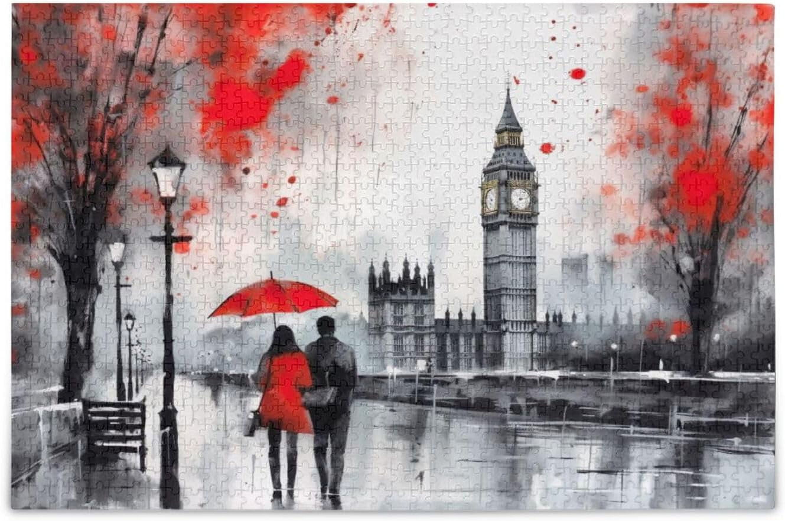 Paint London Jigsaw Puzzles 1000 PiecesPuzzles for Adults Family Game ...