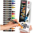 Paint Mark Permanent Waterproof Paint Pens - Works on Any Surface, Oil ...