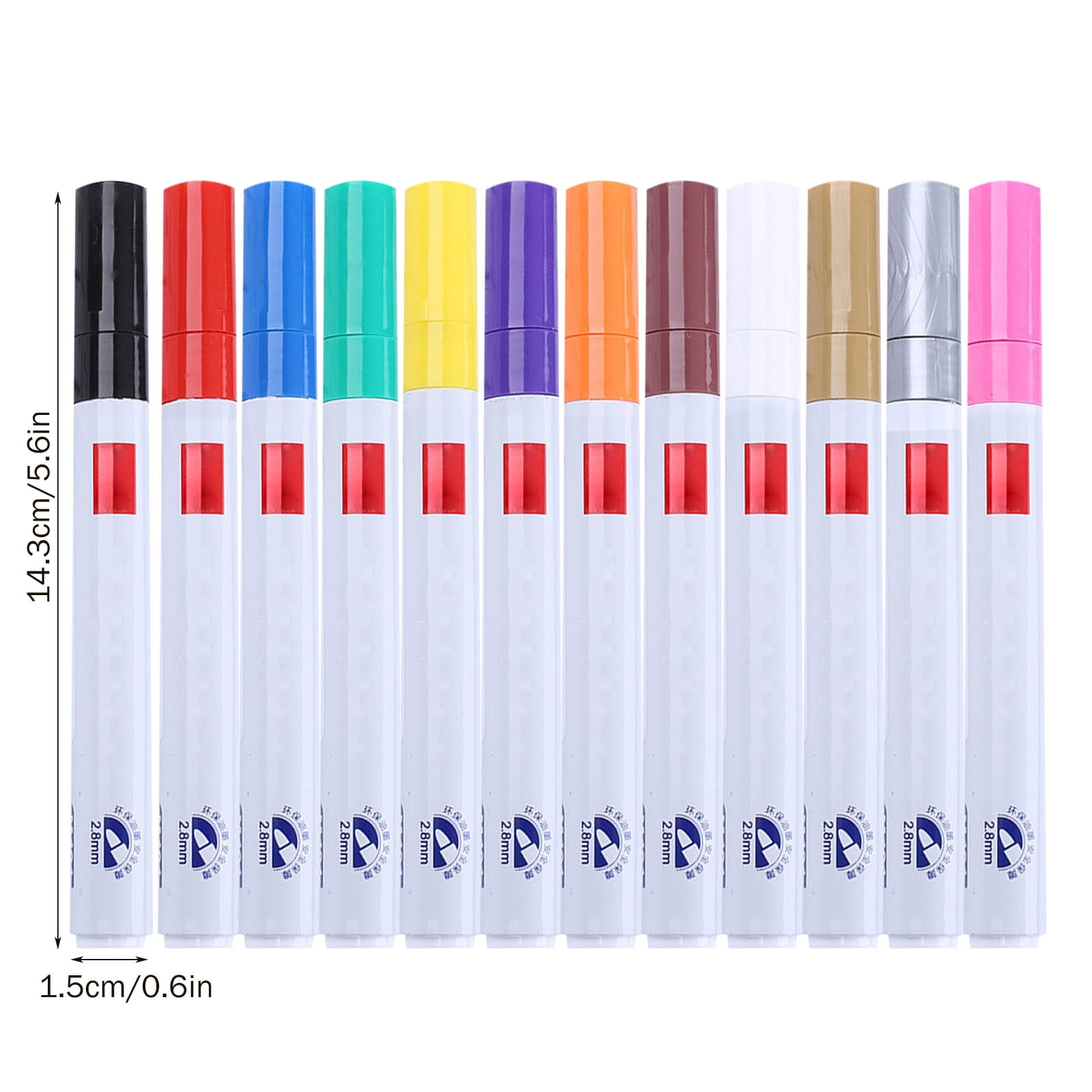 Paint Markers, Oil Based Paint Pen Permanent Paint Marker Quick Dry ...