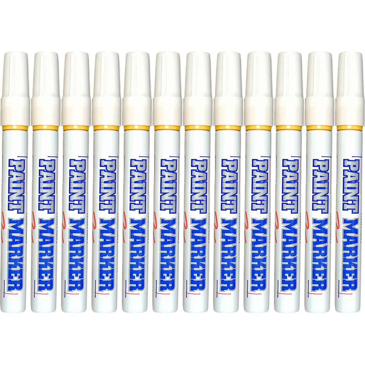 Paint Markers Oil-Based Pen Permanent Waterproof - 12-pack (Yellow ...