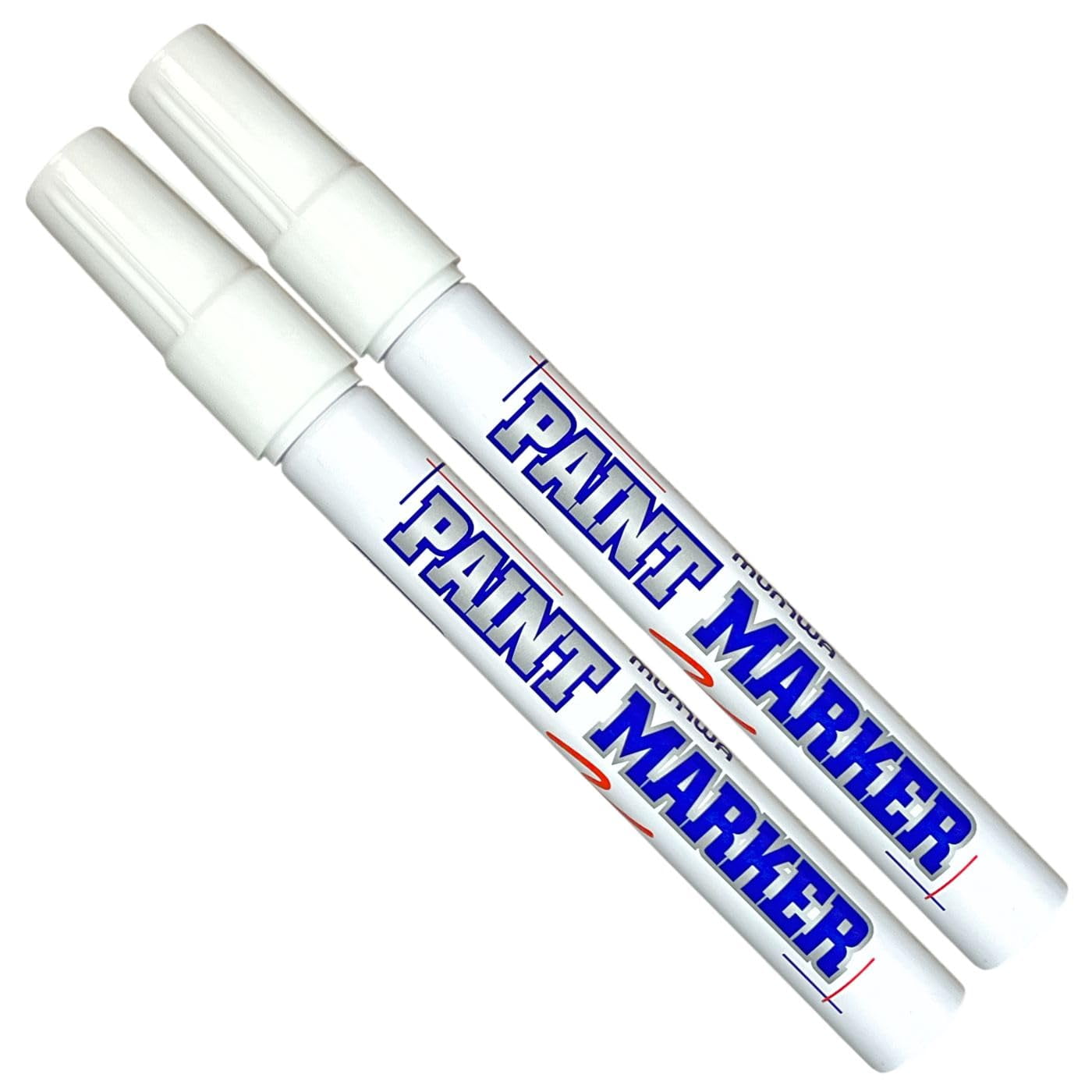 Paint Markers Oil-Based Pen Permanent Waterproof - 2-pack (White ...