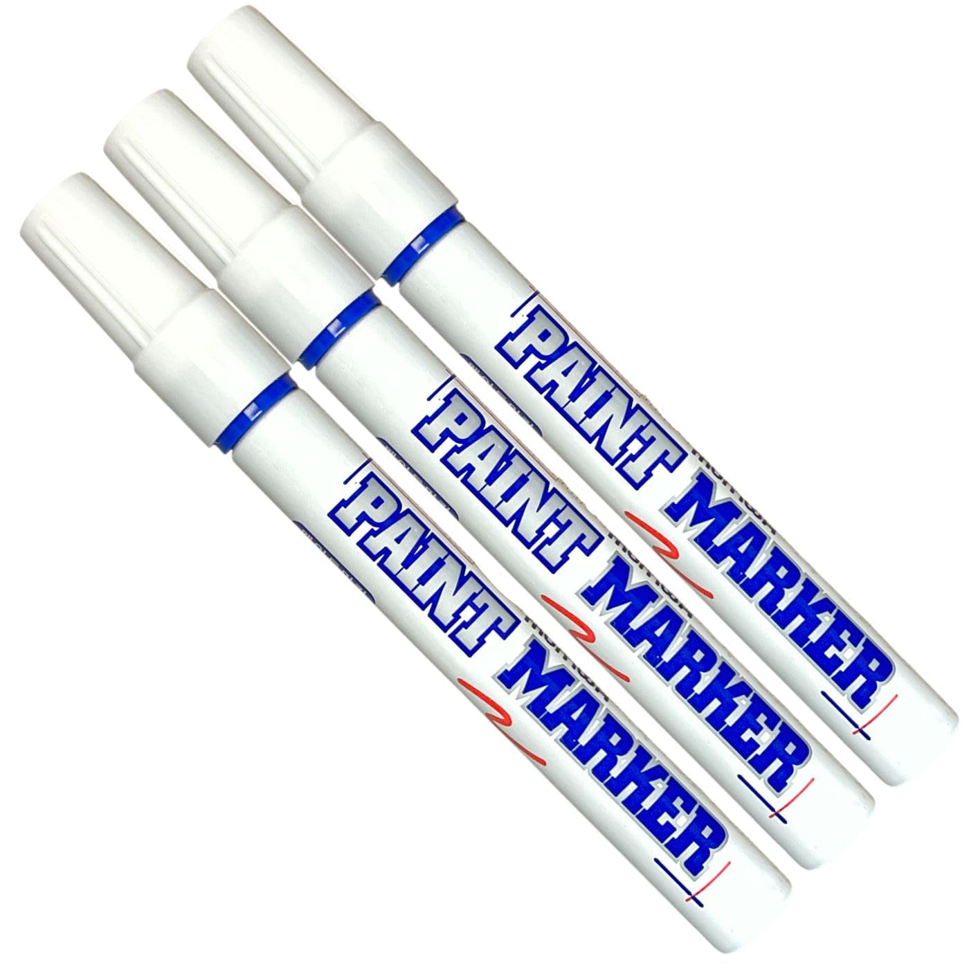 Paint Markers Oil-based Pen Permanent Waterproof - 3-pack (Blue ...