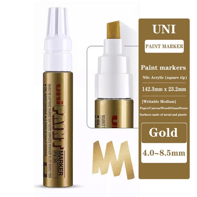 Paint Markers PX-30 Industrial Pen Oily Permanent Water Resistant Repair Pen Car Scratch Remover ...