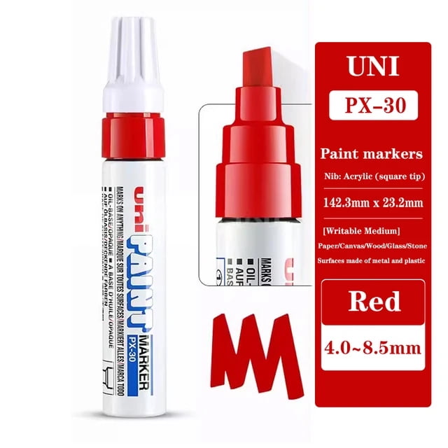 Paint Markers PX-30 Industrial Pen Oily Permanent Water Resistant ...