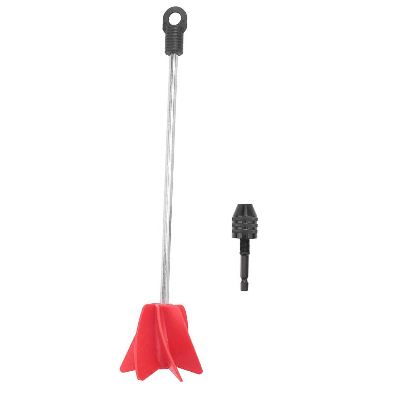 Paint Mixer & Epoxy Mixer Attachment with 1/4inch Hex Shank Drill Chuck ...