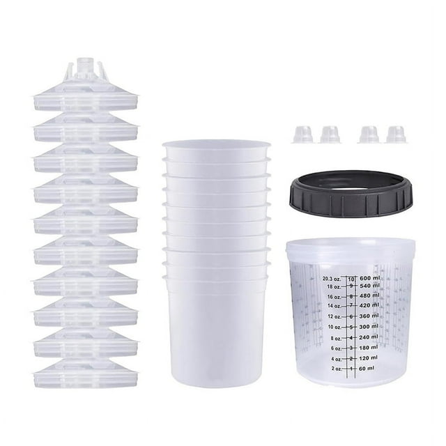 Paint Mixing Containers Paint Sprayer Cup Liners Automotive Paint ...
