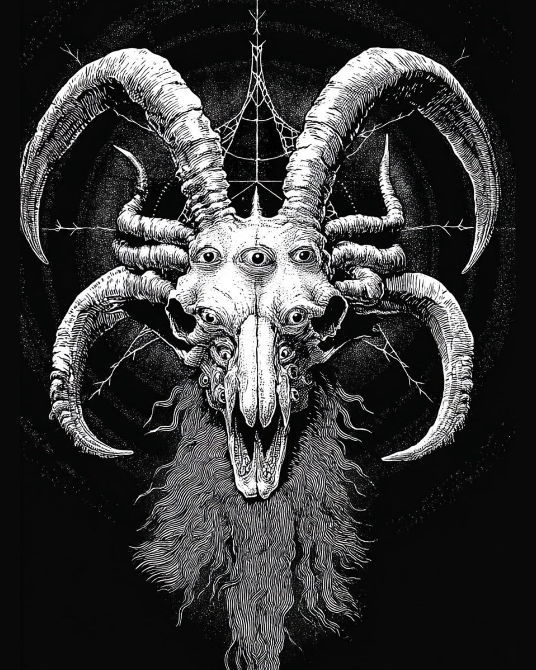 Paint by Numbers for Adults Kids Beginner Five-Eyed Goat God DIY ...
