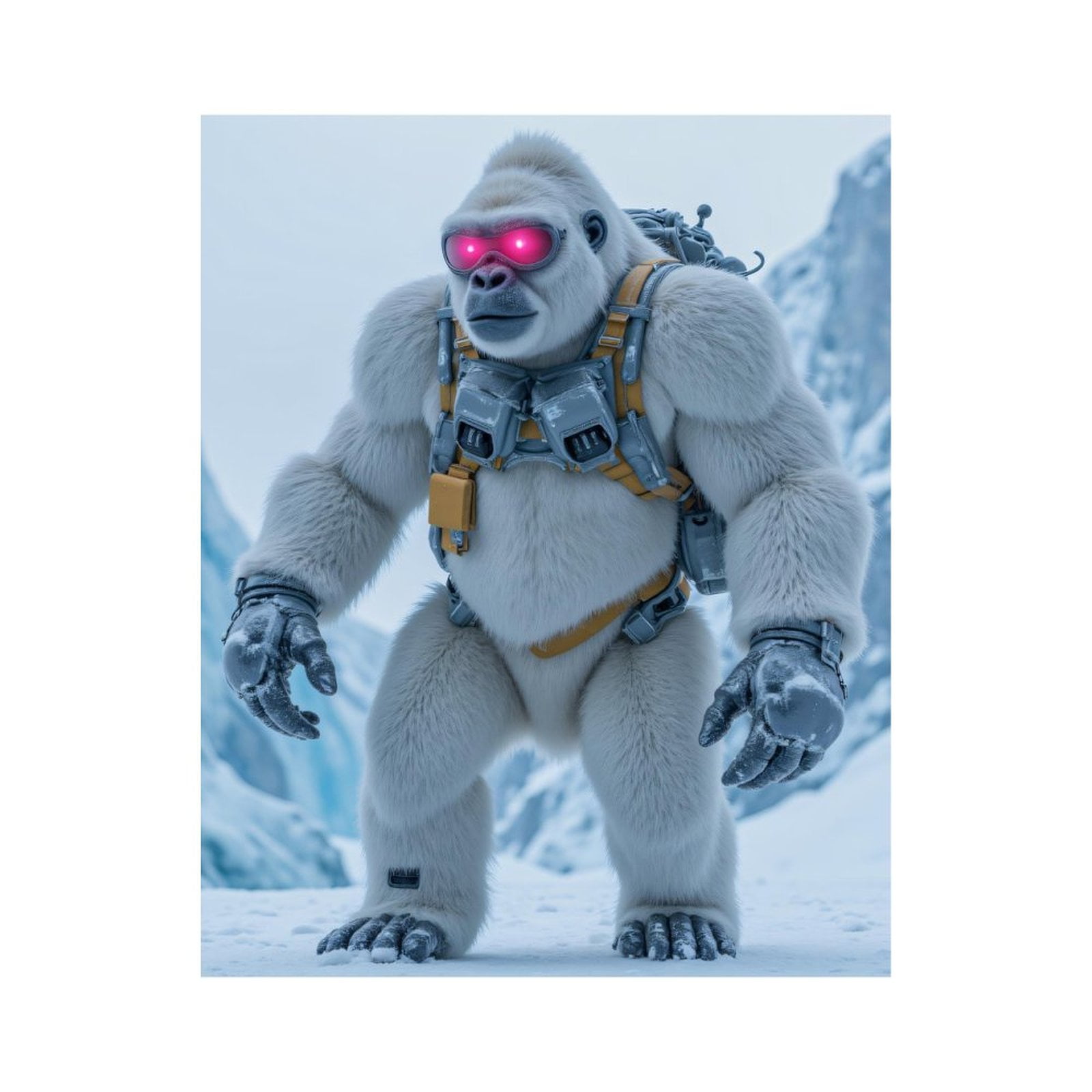 Paint by Numbers Kit for Adults, Arctic Gorilla Explorer Robotics ...
